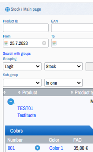 Haulbag - Documentation colors
