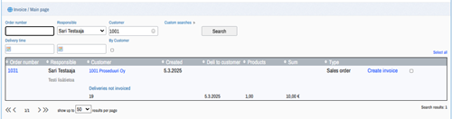 Haulbag - Documentation invoice